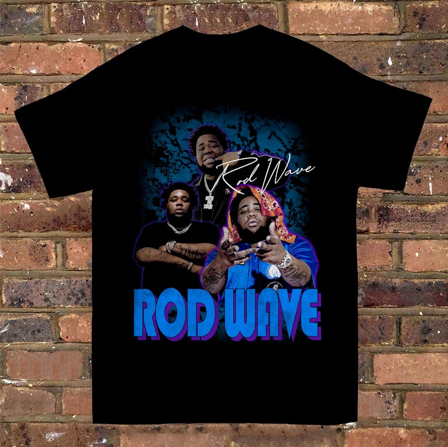 Vintage Rod Wave Graphic T-Shirt,Rod Wave Beautiful Mind Tour Shirt ...