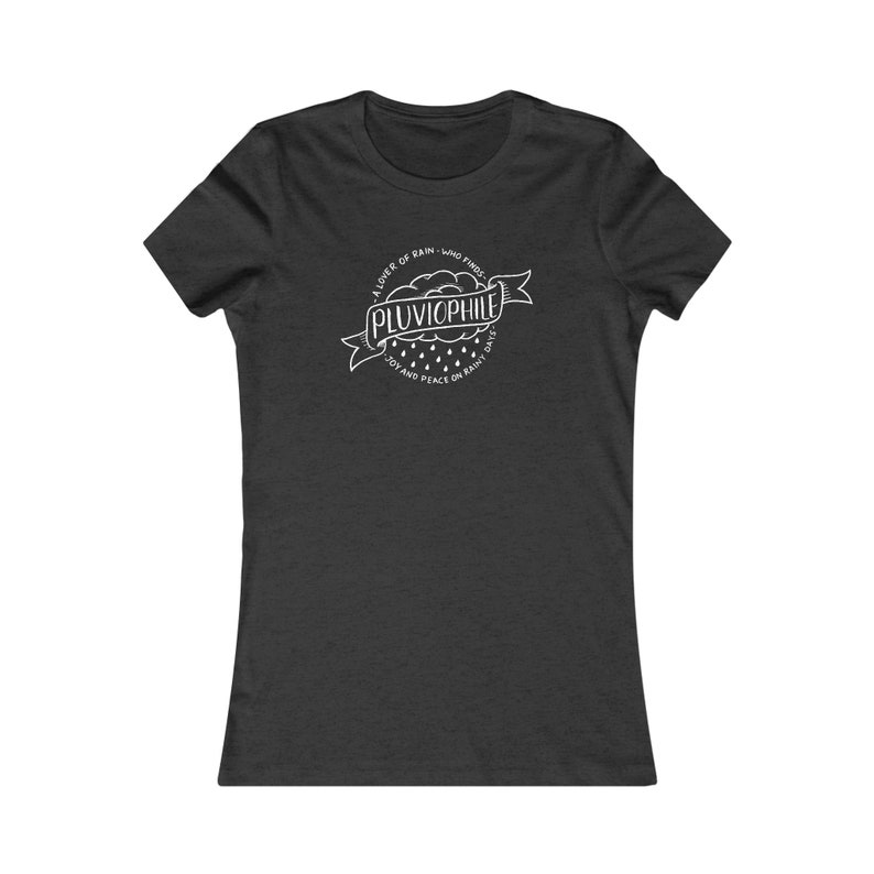 Pluviophile - A T-shirt for Rain Lovers - Etsy
