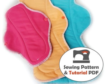 Reusable Cloth Lady Pads 3 Sizes: Regular Long Thong Pads | Etsy