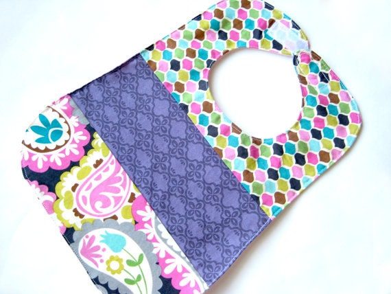 Bib With 3 Panels or Solid Bib - Instant Download Sewing Pattern ...