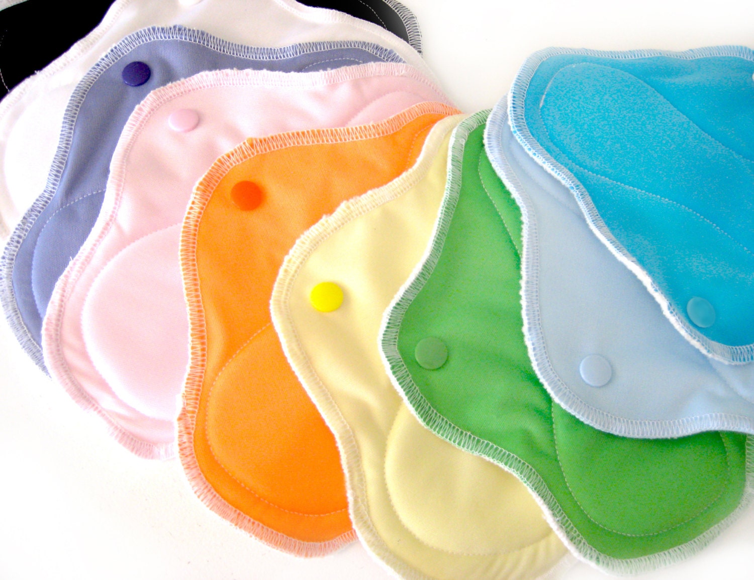 Reusable Cloth Lady Pads - 3 Sizes: Regular, Long, Thong Pads- Instant ...