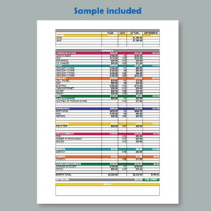 12 Month Budget Planner & Expenses Tracker Kit - Instant Download ...