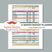 12 Month Budget Planner & Expenses Tracker Kit - Instant Download ...