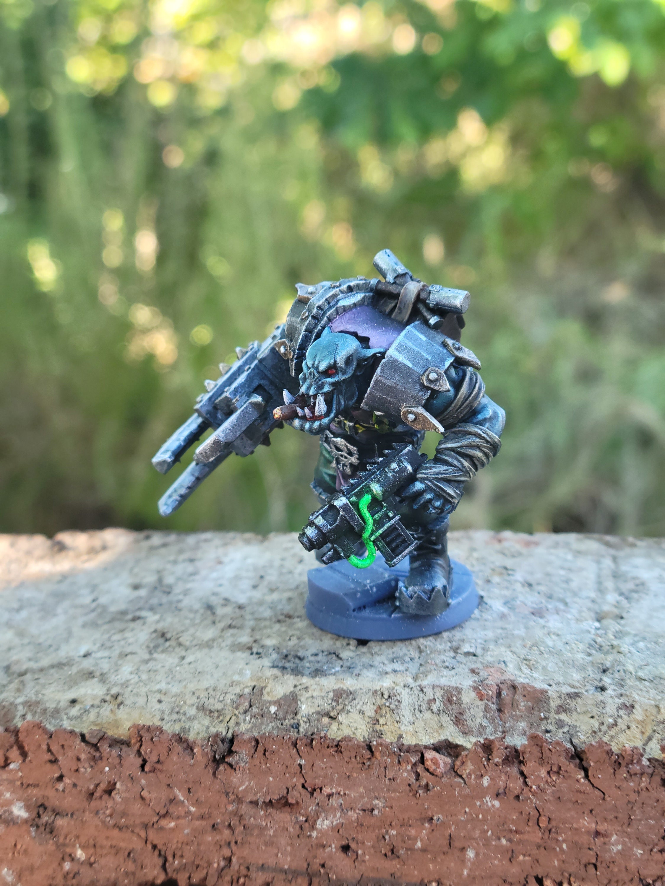 Hand Painted Orc Cheiftan Miniature for Tabletop Games - Etsy