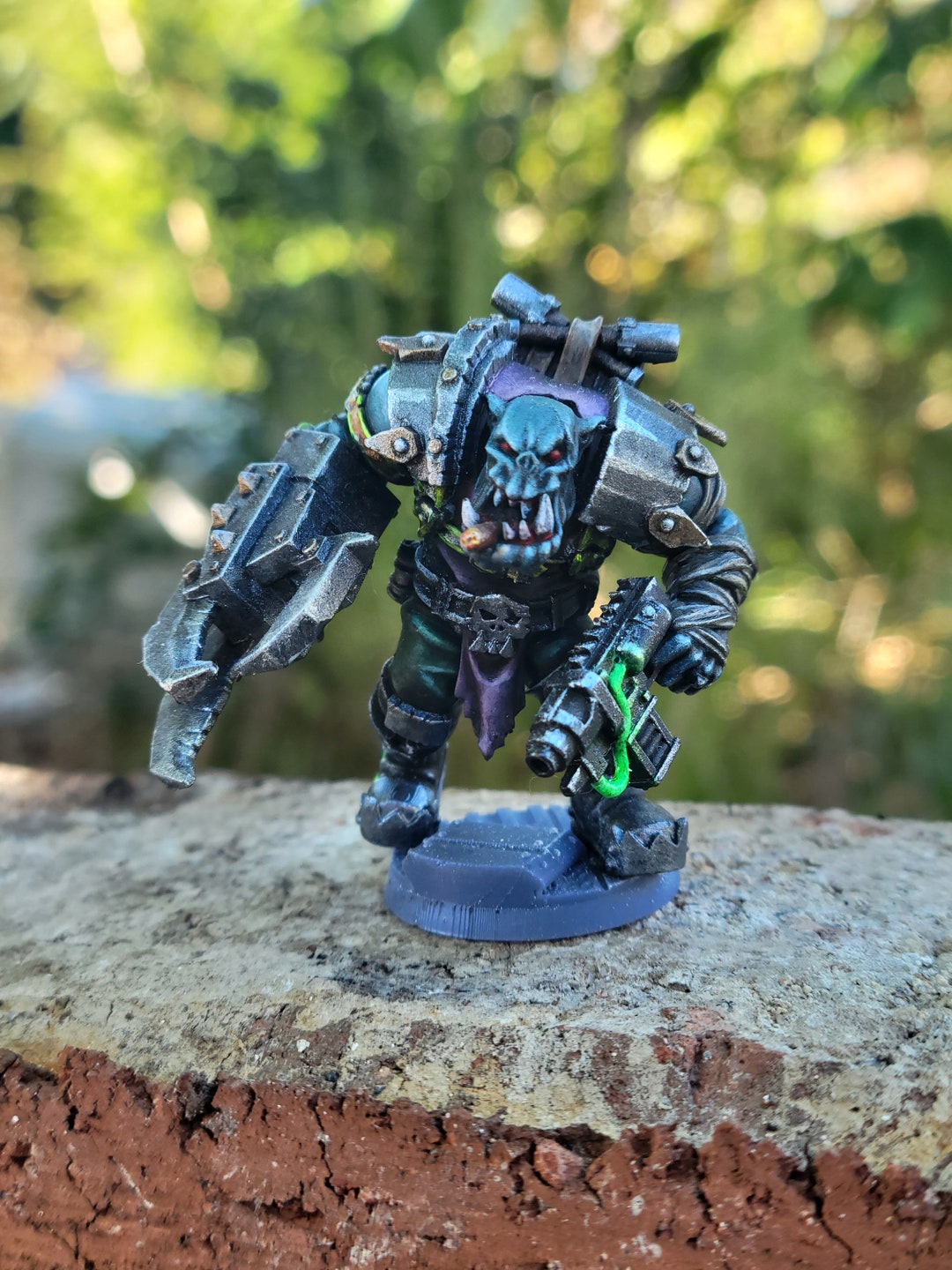Hand Painted Orc Cheiftan Miniature for Tabletop Games - Etsy