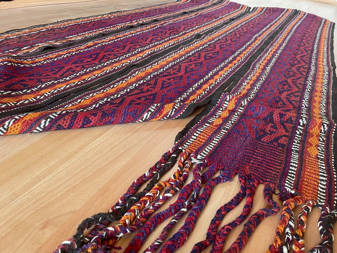 Turkmen Tribal Wool Tent Band & Wall Hanging Decoration - Shipping ...