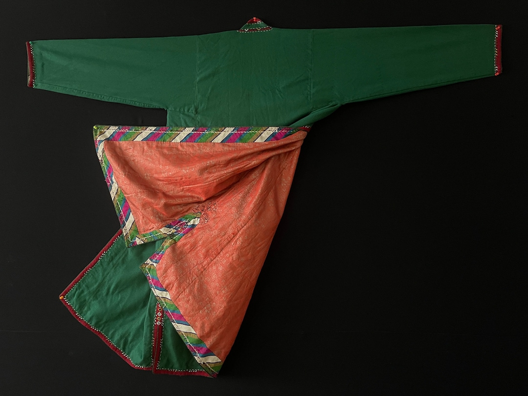 Vintage Turkmen Chapan & Robe Wool Coat With Silk Embroidery Free ...