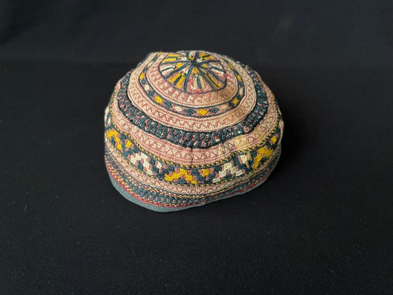 Antique Traditional Turkmen Hats & Skullcaps - Free S… - Gem