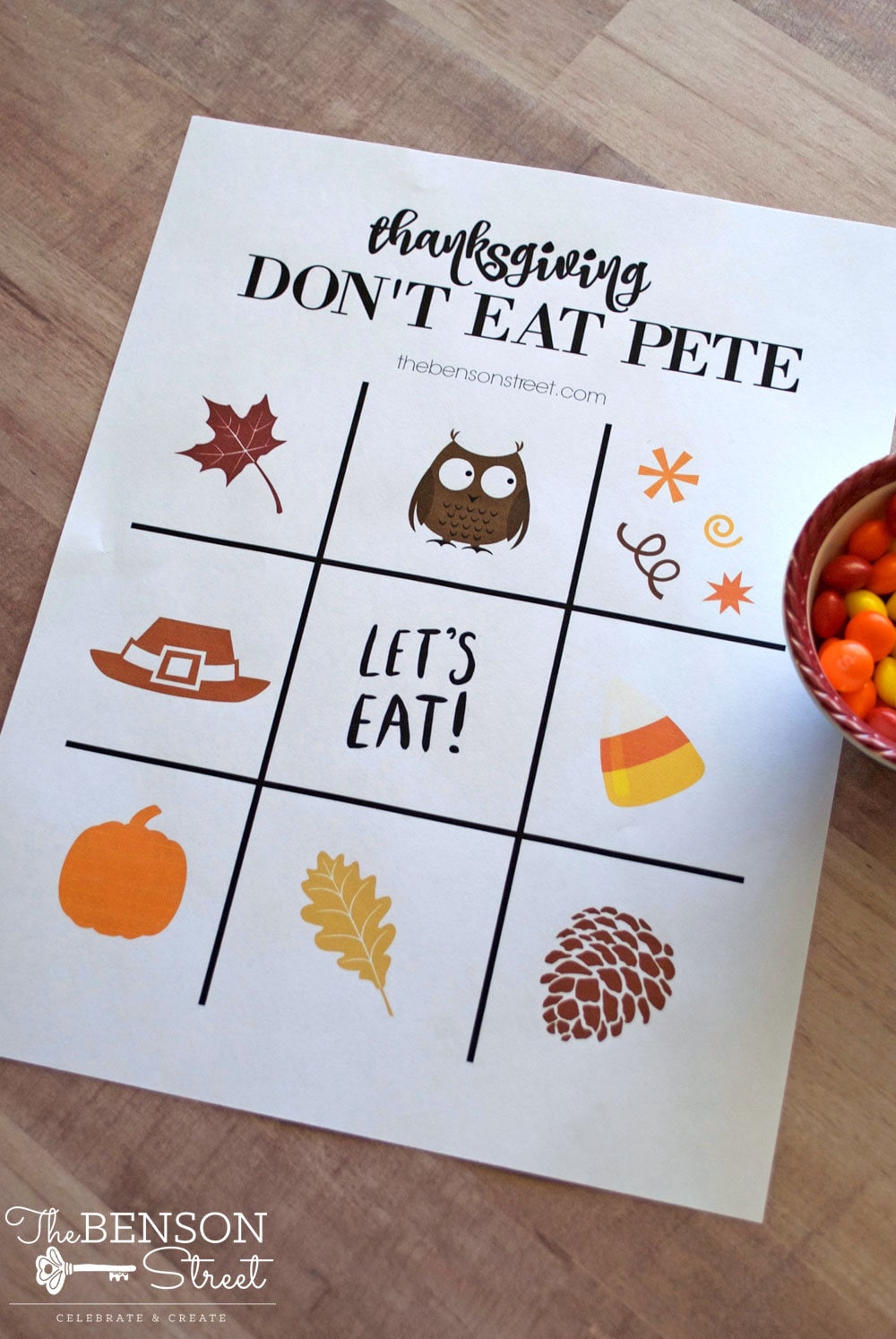 Printable Thanksgiving Don't Eat Pete/thanksgiving Games Printable ...
