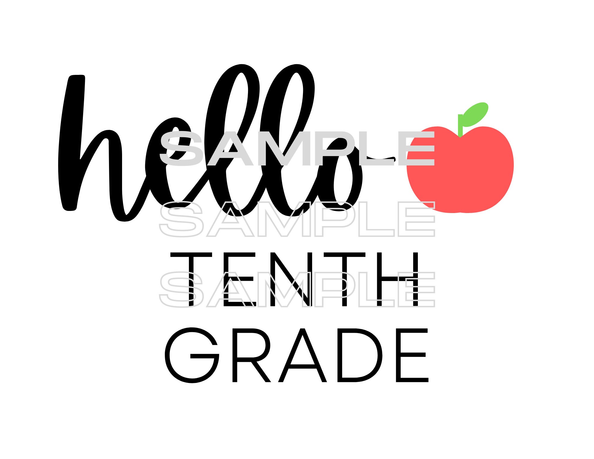First Day of School Sign Printable: All Grades Included (instant ...
