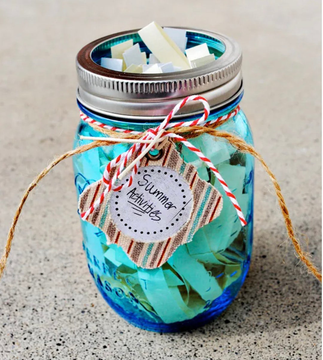 Printable Summer Fun Activities Jar. Summer Activities List. Printable ...