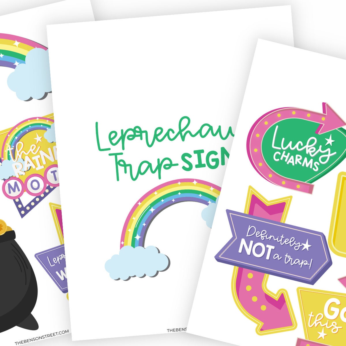 Printable Leprechaun Trap Signs | Leprechaun Trap | Leprechaun Signs ...