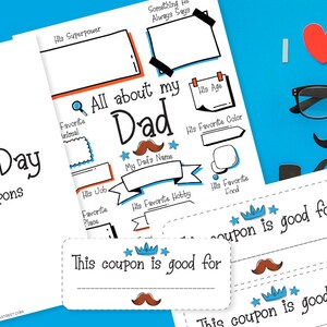 All About My Dad | Father's Day Coupons | Father's Day Questionnaire ...