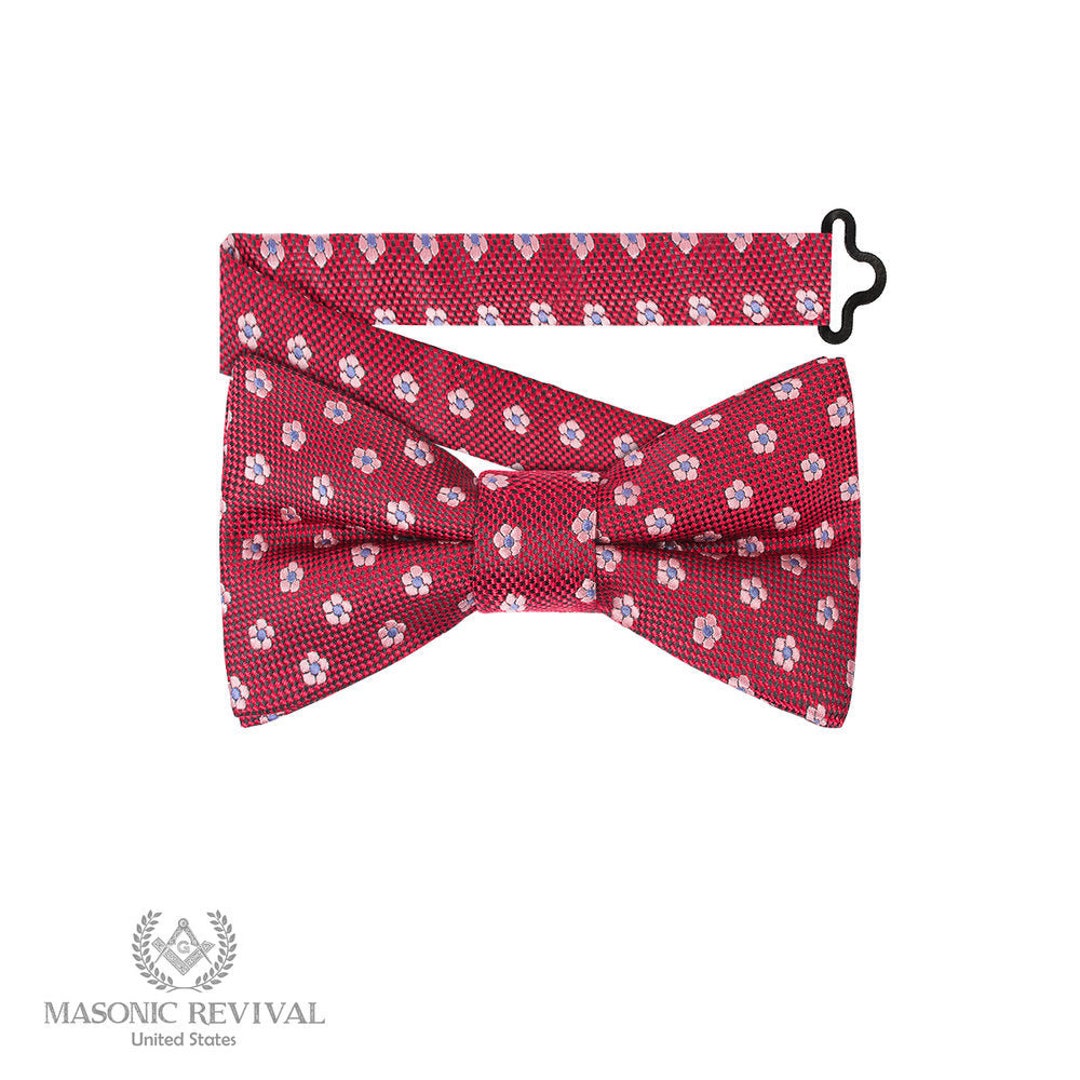 Forget Me Not Red Bow Tie (pre-tied) - Etsy