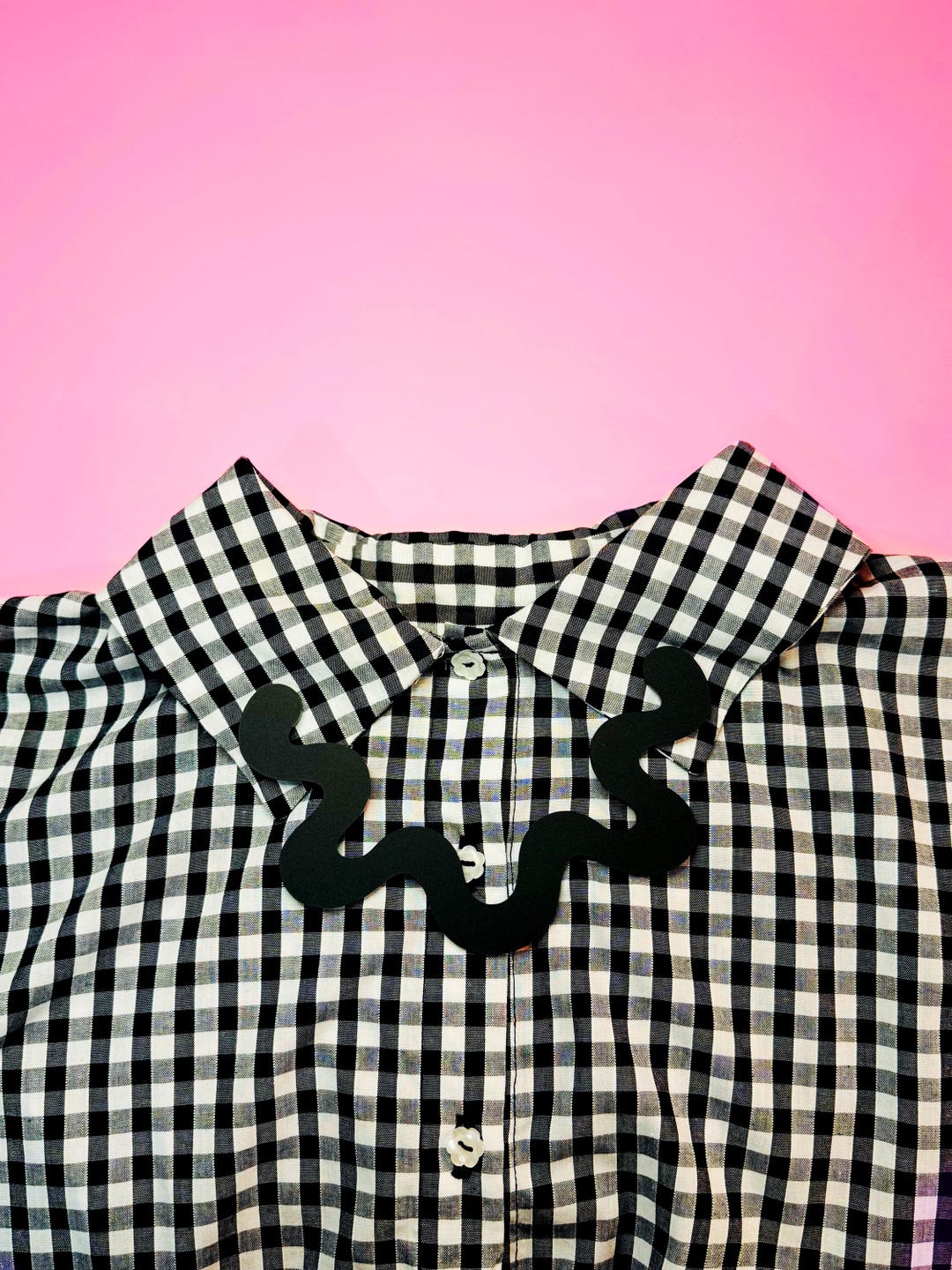 Squiggle Collar Pin - Color Customizable! - Etsy