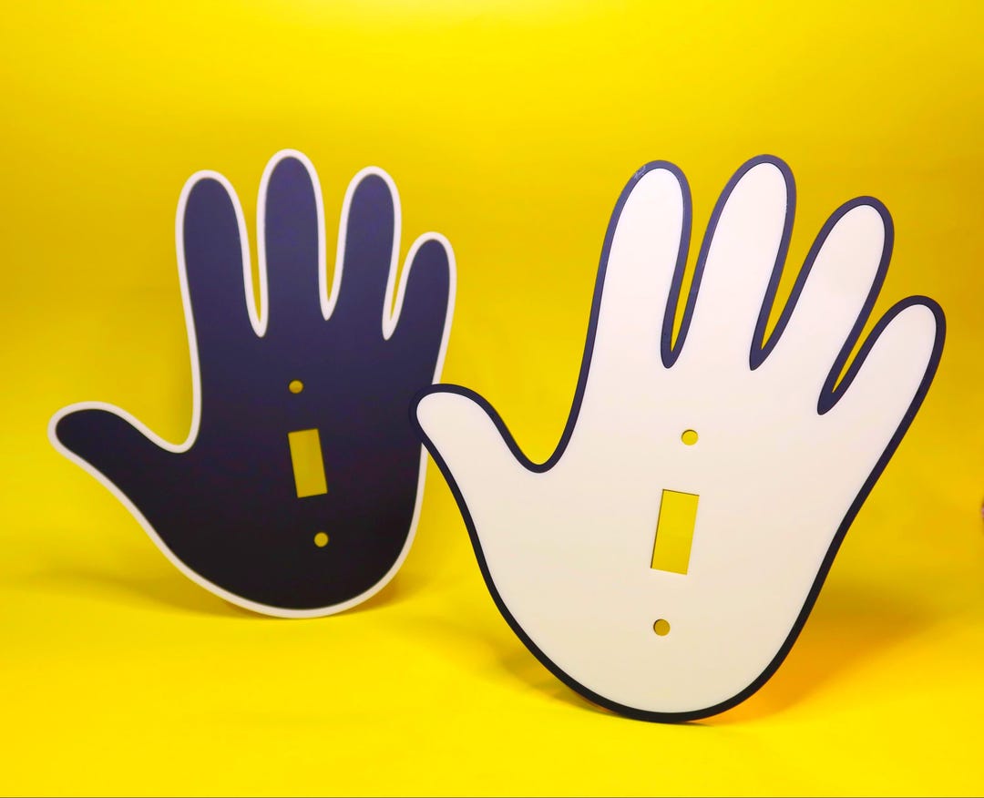 High Five Acrylic Switch Cover | Hand Switch Plate - Etsy