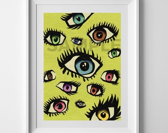 Eyeball Print | Etsy