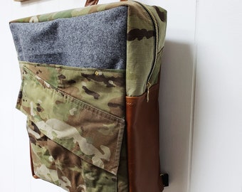 Handcrafted Bags: Pendleton Wool Canvas & Leather by Salato