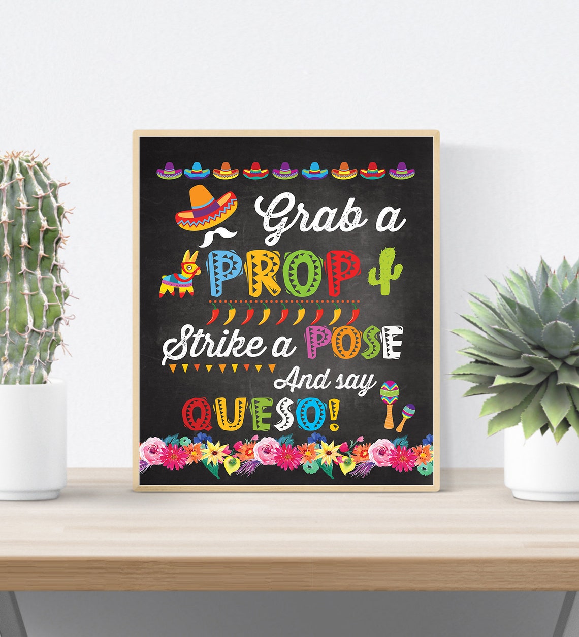 Instant Download Fiesta Party Signs. 6 Mexican Fiesta Party - Etsy