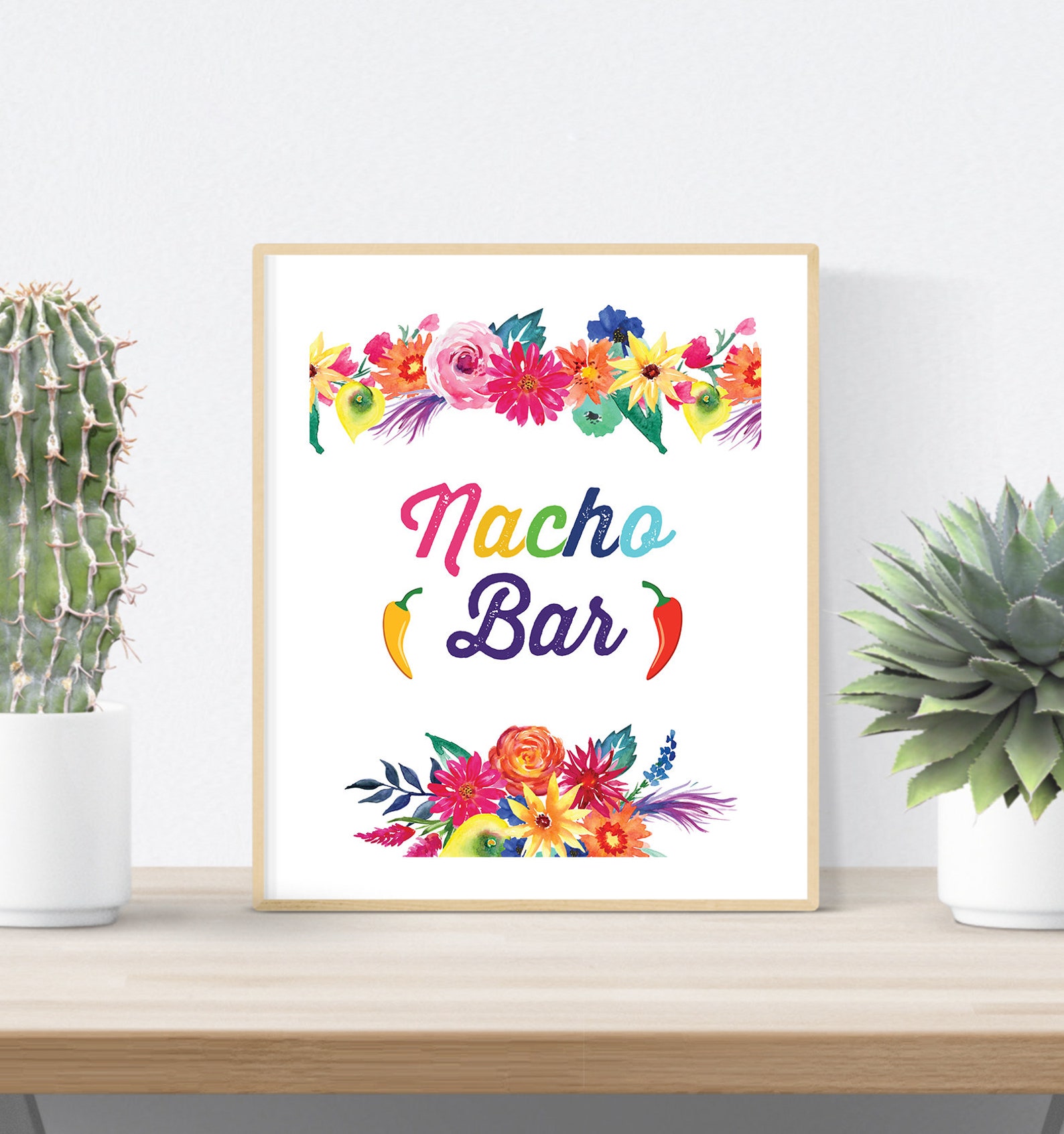 Instant Download Fiesta Party Signs. 6 Mexican Fiesta Party | Etsy