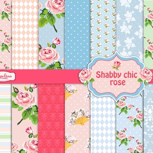 16 Digital Printable Shabby Chic Frame Labels for Scrapbooking - Etsy