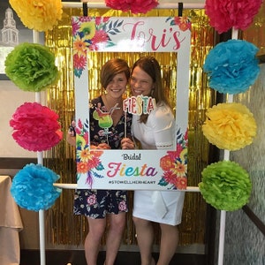 Printable Fiesta Party Photo Prop Frame. Digital Editable - Etsy
