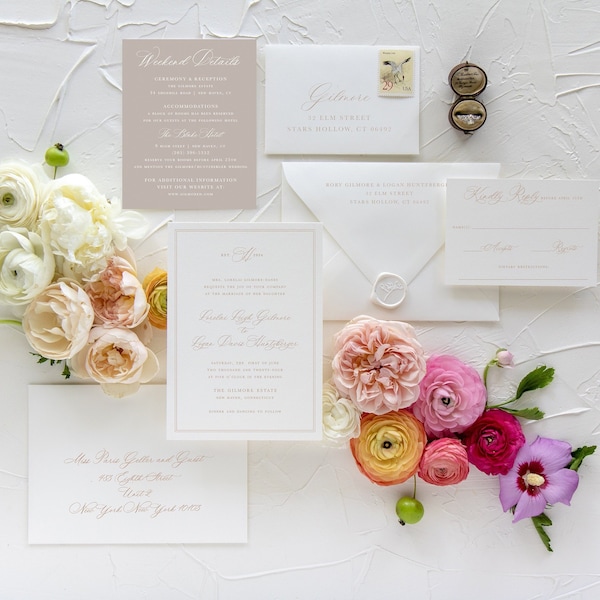 Wedding Invitation Suite - Etsy