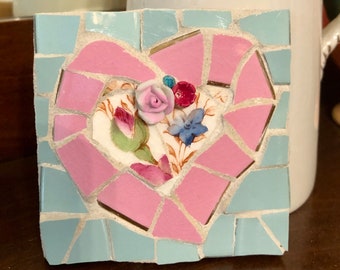 Mini Winter Gnome glass Mosaic Magnet - Etsy