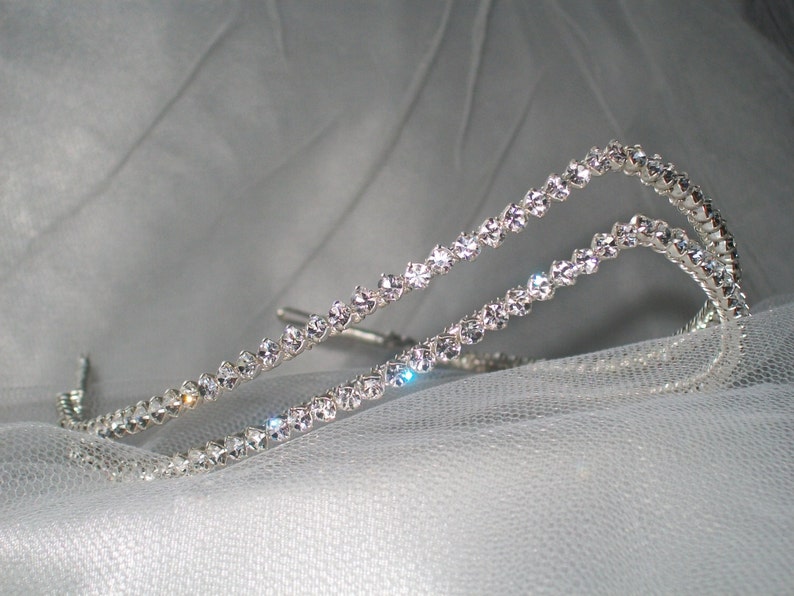 Handmade Double Wishbone Wedding Bridal Tiara Free Shipping Within the ...
