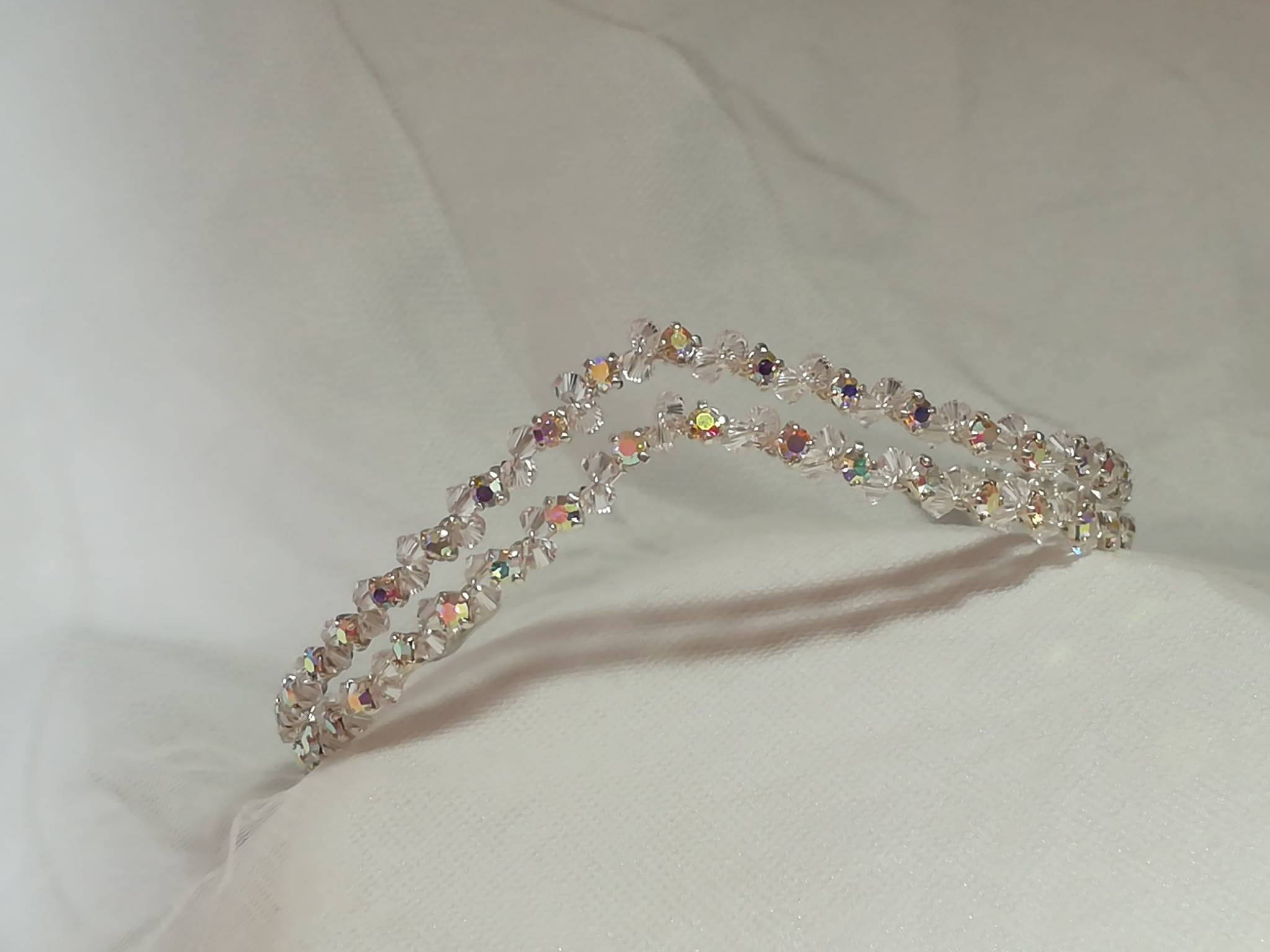 Handmade Double Wishbone Wedding Bridal Tiara Free Shipping - Etsy UK