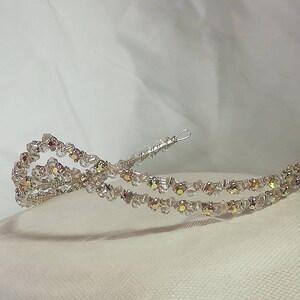 Handmade Double Wishbone Wedding Bridal Tiara Free Shipping Within the ...