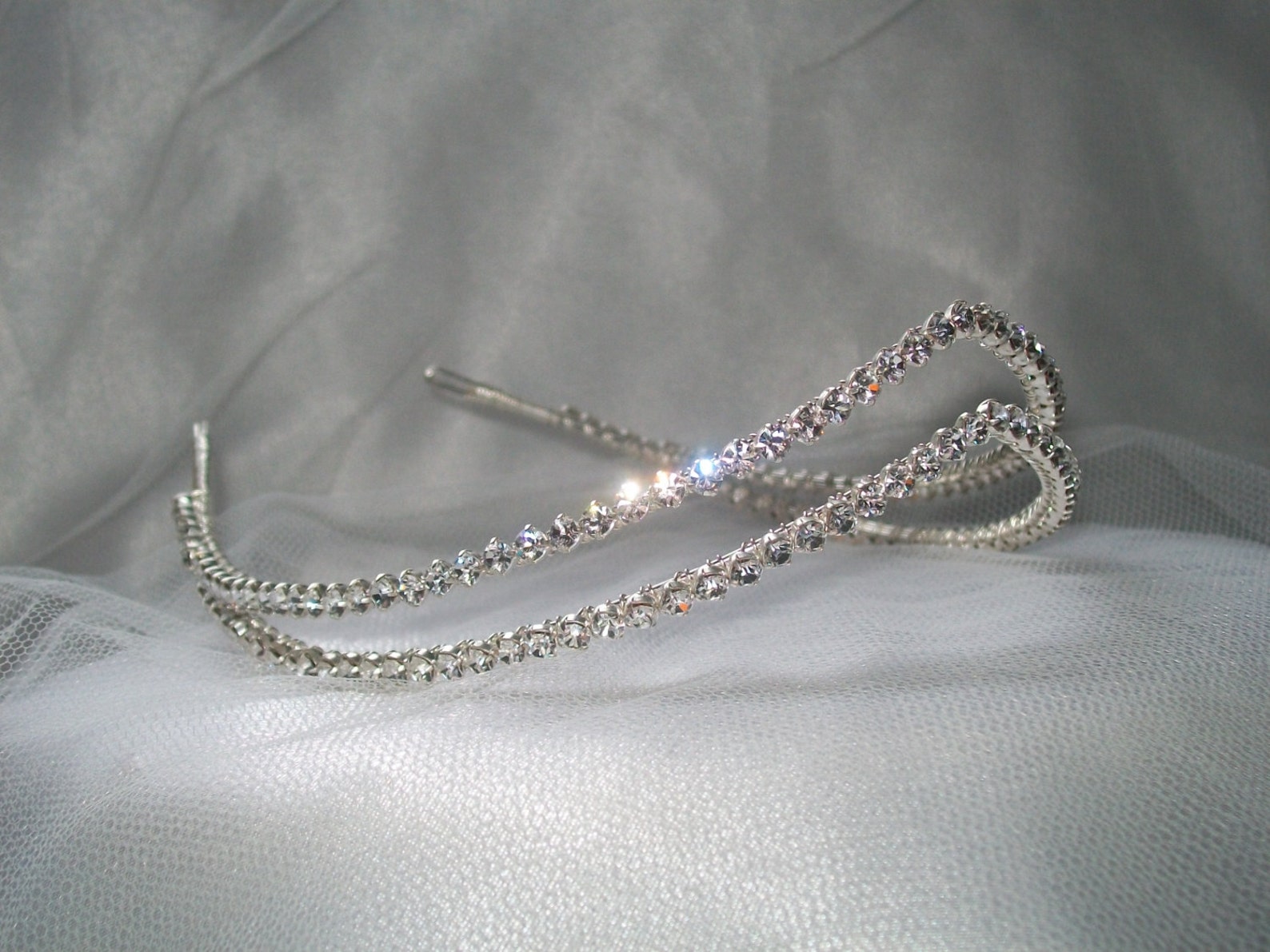 Handmade Double Wishbone Wedding Bridal Tiara Free Shipping - Etsy UK