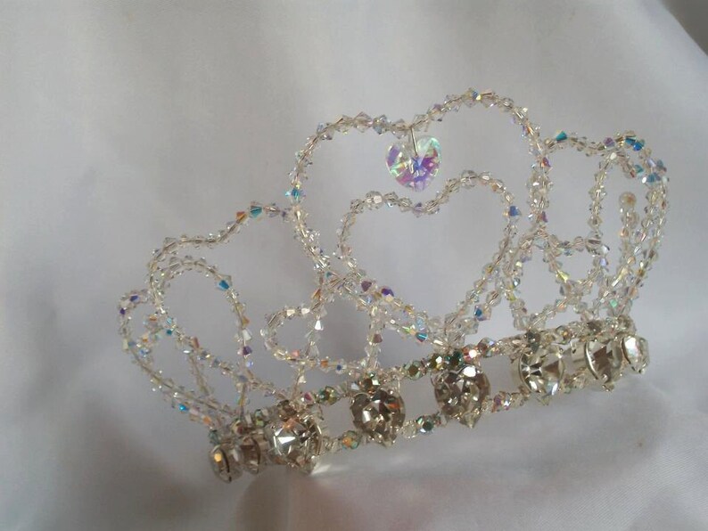 My big fat gypsy wedding hearts Tiara / Headpiece/ Crown / | Etsy