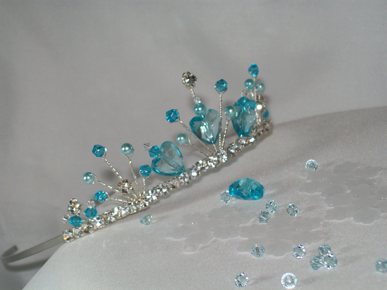Frozen Inspired Elsa Tiara Headdress Crown Fairy Tale Fancy Dress Elsa ...