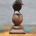 Strength, Crow, Copper Bird Sculpture, - Etsy UK