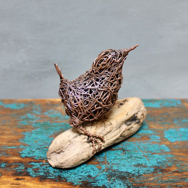 Wire Bird Sculpture - Etsy UK
