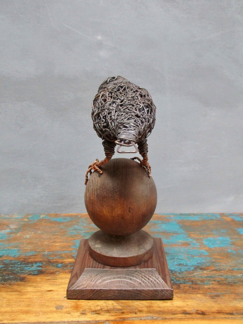 Strength Crow Copper Bird Sculpture - Etsy UK