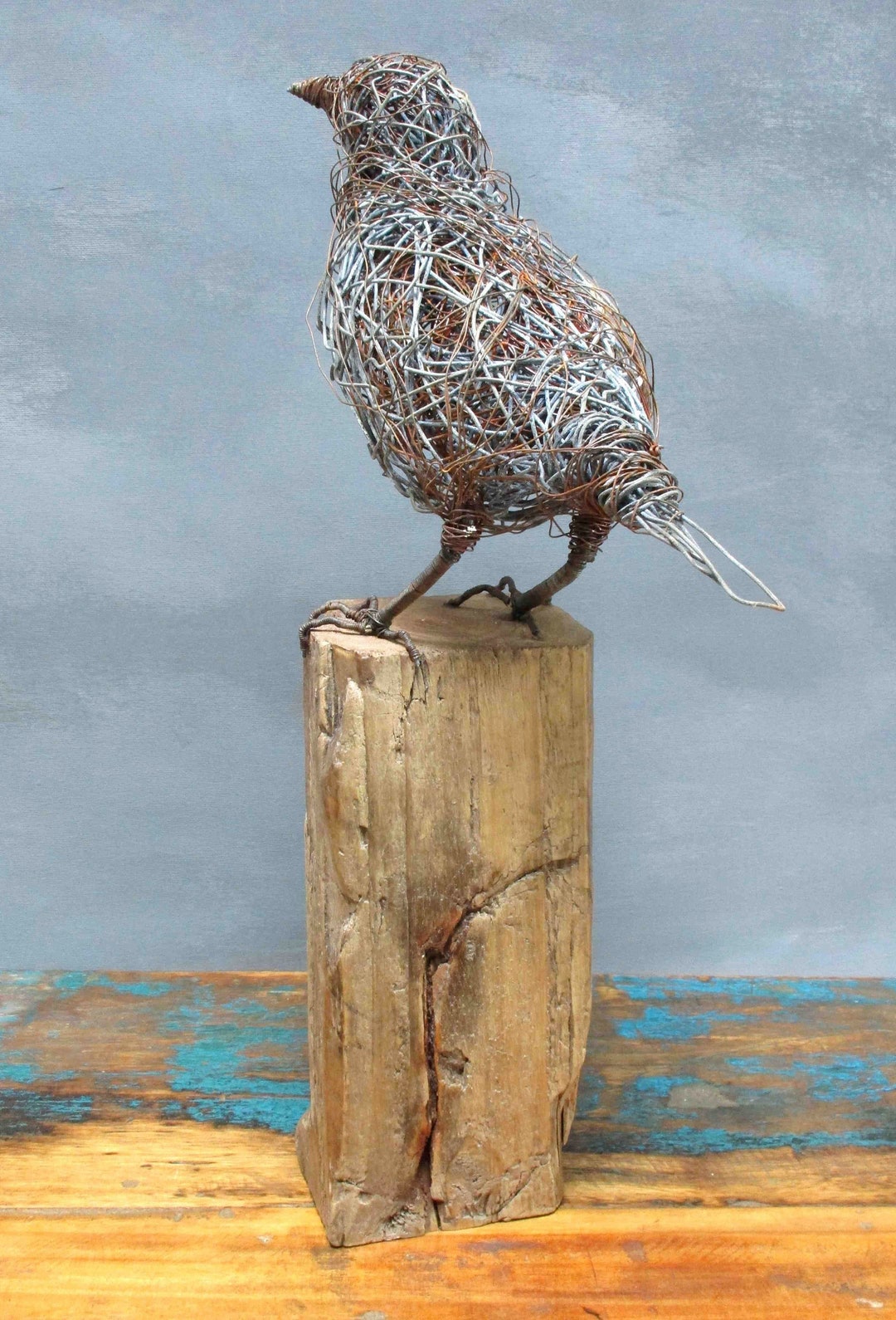 Badb Catha, Crow, Copper Bird Sculpture, - Etsy