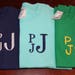 Boys Stacked Monogram Shirt - Etsy