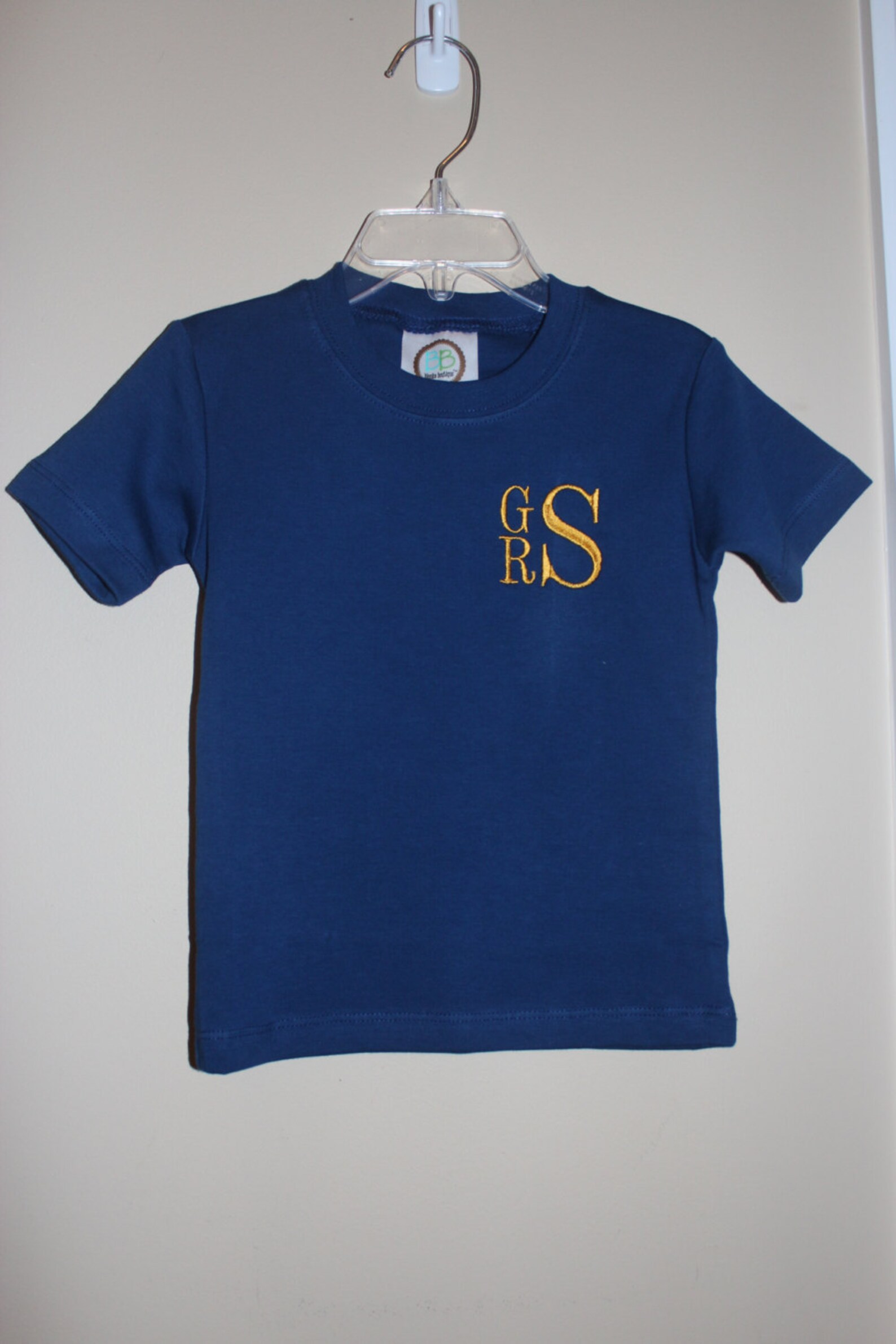 Boys Stacked Monogram Shirt - Etsy