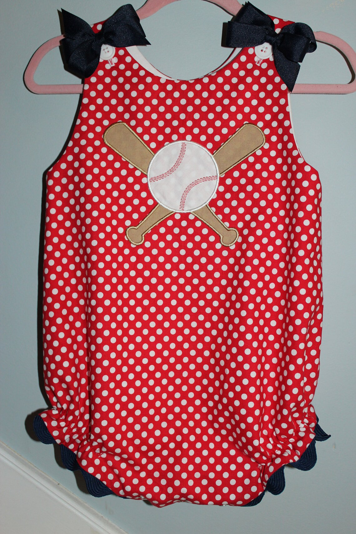 Infant Appliqued Bubble Romper - Etsy