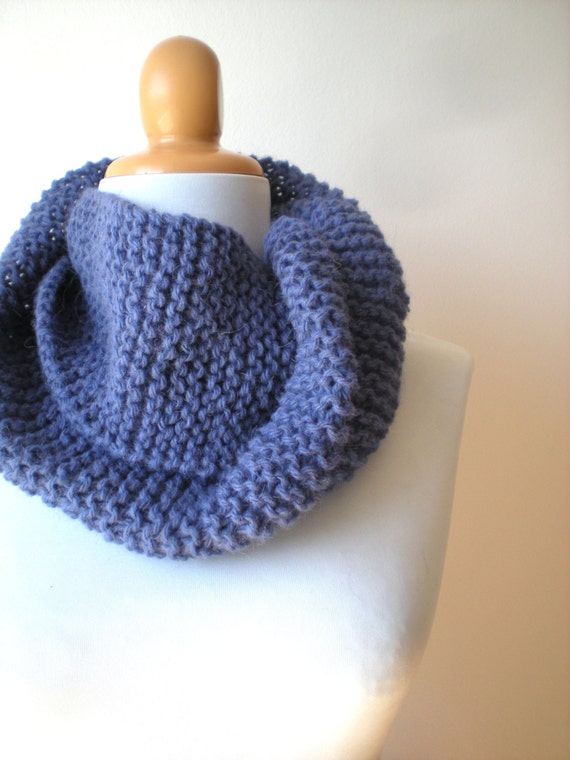 Items similar to ALPACA Hand Knit Cowl - Cozy Cowl Neckwarmer - Fall ...