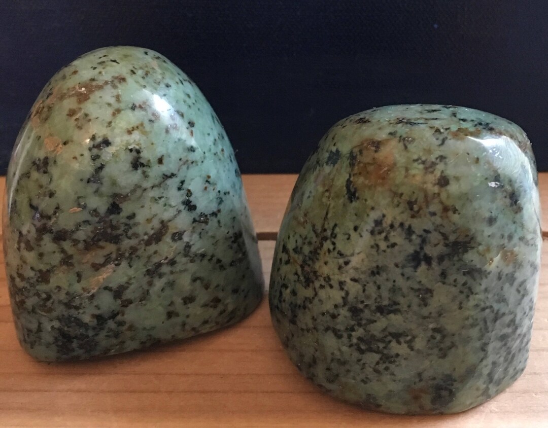 Green African Turquoise Beautiful Polished Free Standing Stones ...