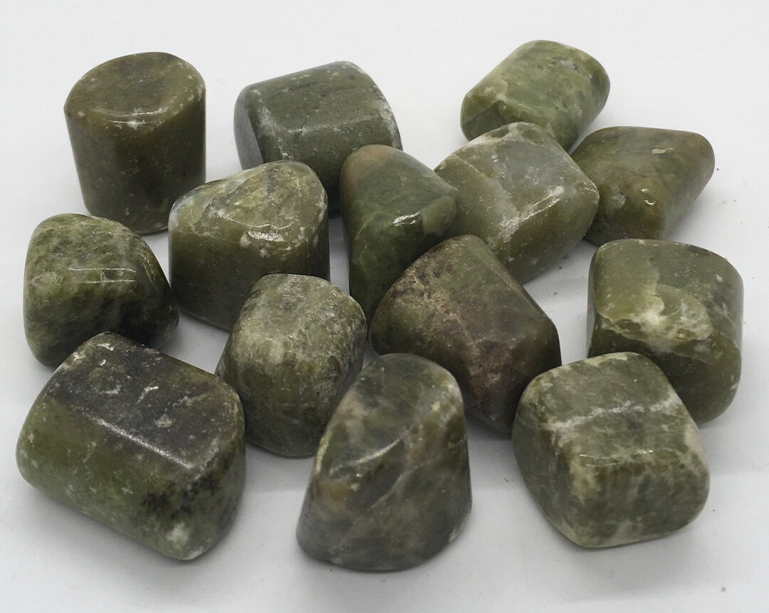Vesuvianite Healing Stone, Vezuvianite, Vasonite, Tumbled Stone ...