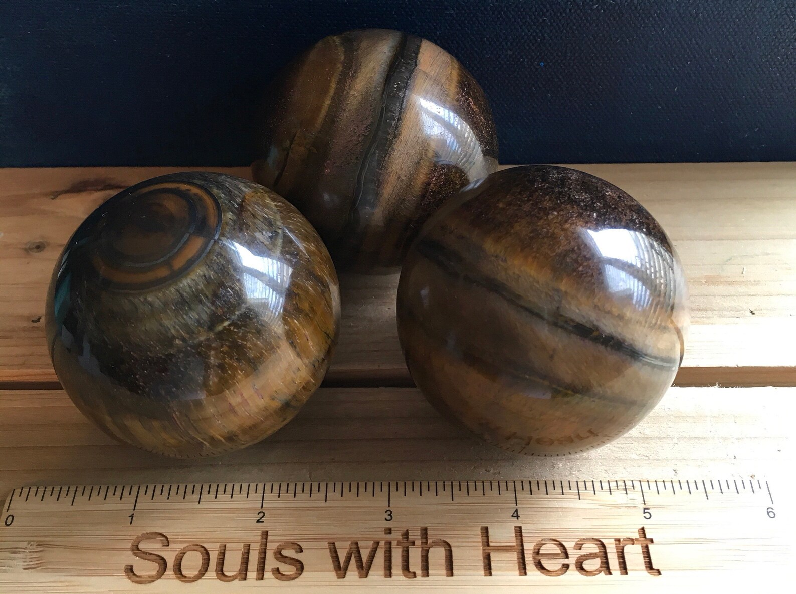 Tiger's Eye Sphere: Spiritual Healing Stone, Chakra Crystal - Etsy