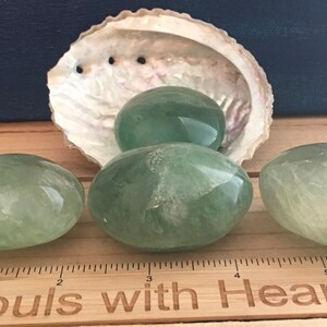 Fluorite Pebble Stones, Touch Stone, Increases Concentration, Healing ...