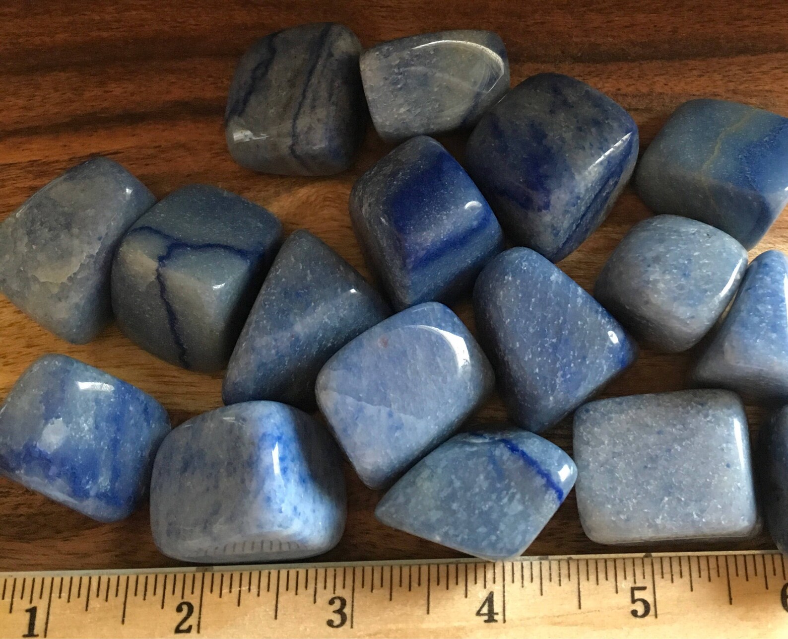 Blue Quartz Large Tumbled Stone Calming Healing Crystal - Etsy