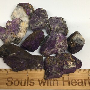 Purpurite Metallic Specimens From Namibia, Healing Crystals, Healing ...