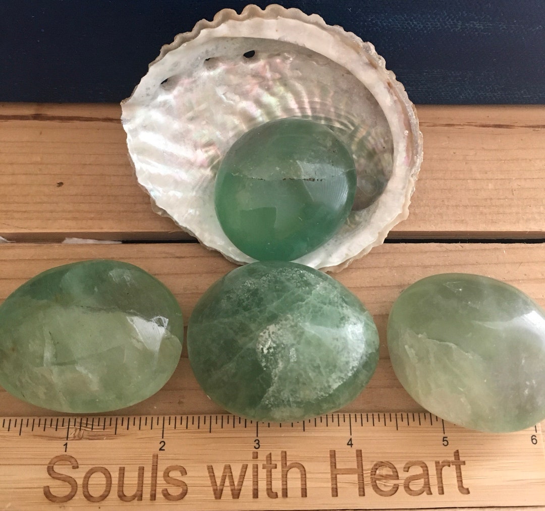 Fluorite Pebble Stones, Touch Stone, Increases Concentration, Healing ...