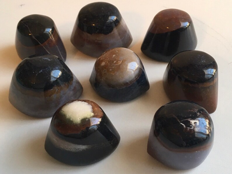 Agate Eye Stone Large 2 Protective Stone Third Eye | Etsy